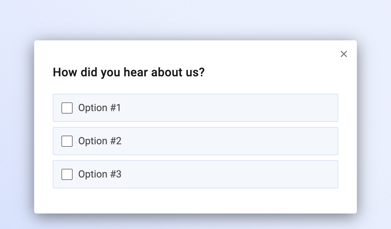 Single or Multiple Choice Question
