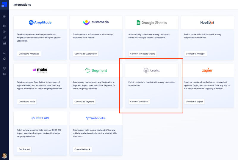 Userlist Integration